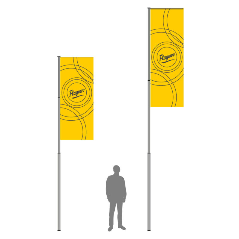 Przenośny maszt flagowy TELE - Flagowo